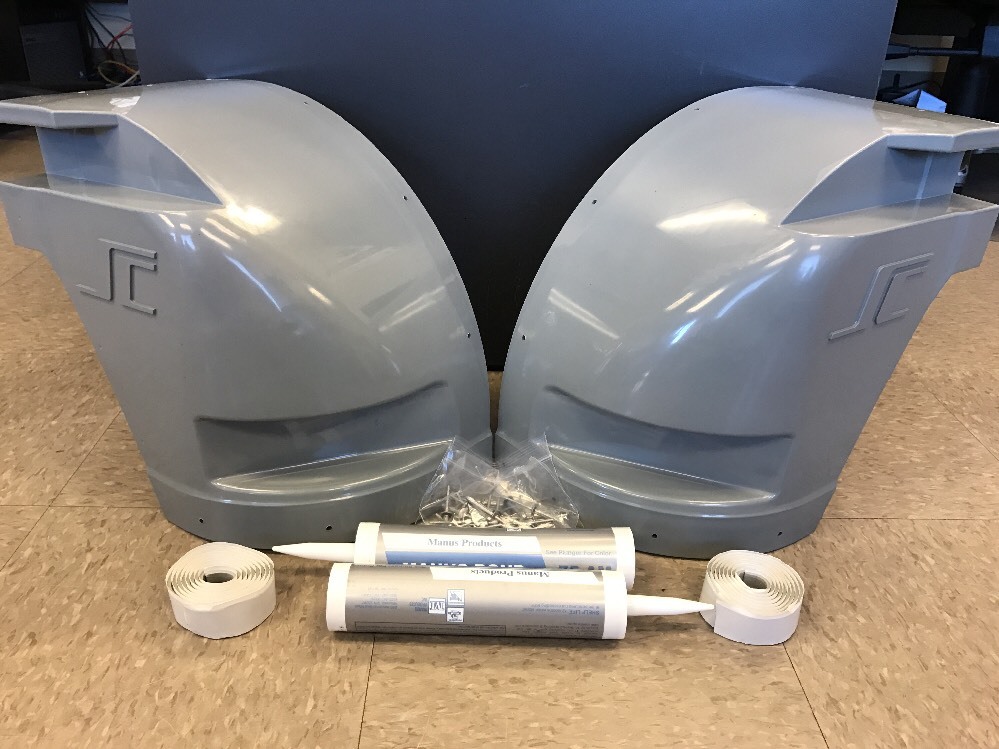 Supreme Corner Cap Kit - 116405 + 116404 + Rivets,Caulk, Sealer + LED ...