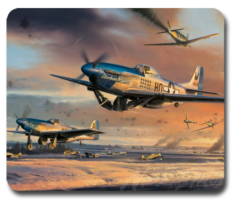 World War II WW2 Fighter Planes ~ Mouse Pad / Mousepad ~ Aviation ...