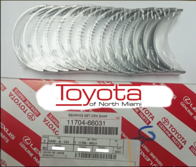 11704-66031 Toyota OEM Genuine BEARING SET, CRANKSHAFT | eBay