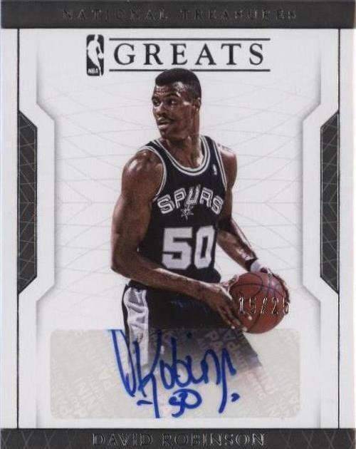 2016-17 Panini National Treasures - Nba Greats Signatures David ...