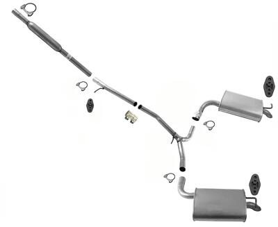 Dual OE Style Exhaust Muffler Pipe System For 2018-2019 Ford Explorer 3 ...