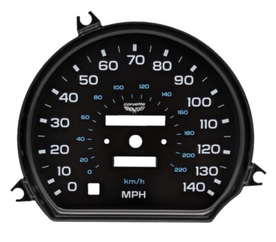 1978-1982 Corvette 140 MPH Speedometer Face - 25016828 / 25016833 - New ...