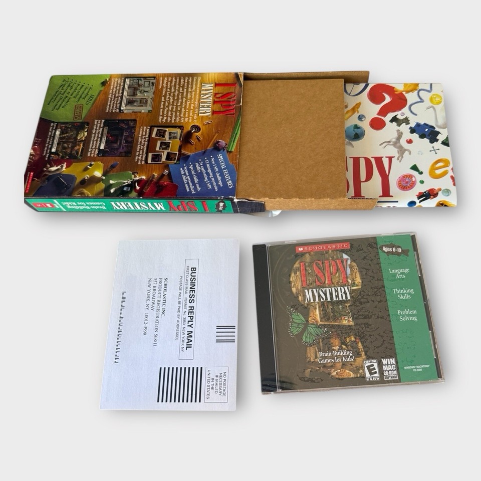 I Spy Mystery Brain Building Games for Kids! PC CD-ROM WIN/MAC ...