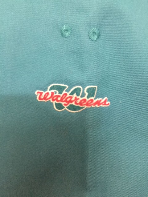 Vintage Barco Walgreens Logo Uniform Vest Teal Unisex 3x Ship for sale ...