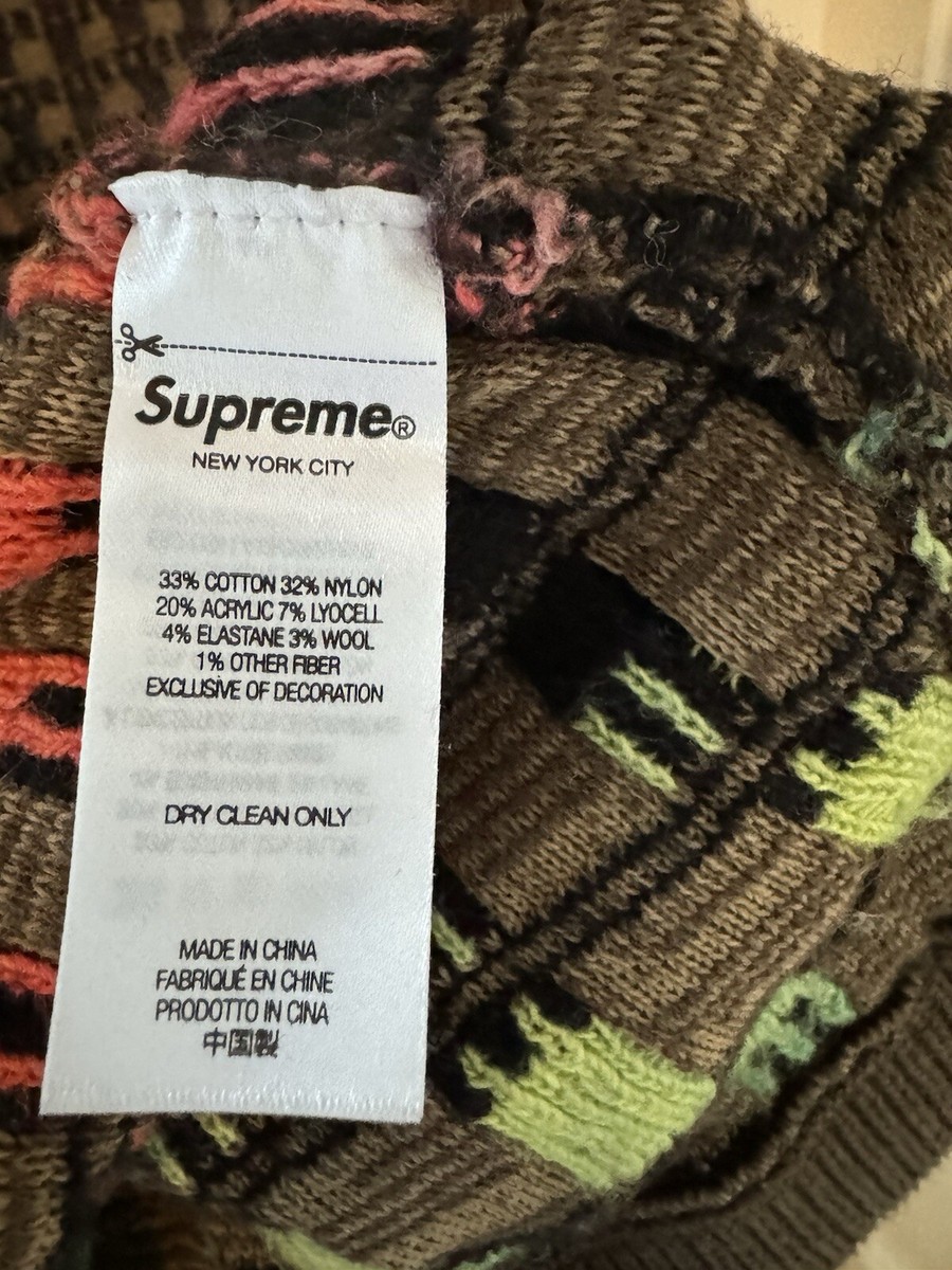 Supreme Gradient Grid Zip Up Polo | eBay Supreme Gradient Grid Zip Up Polo | eBay