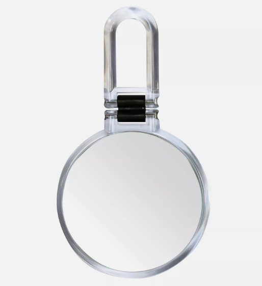 Danielle Creations 10x Magnifying 2 Sided Handheld Mirror Acrylic 5.5 ...