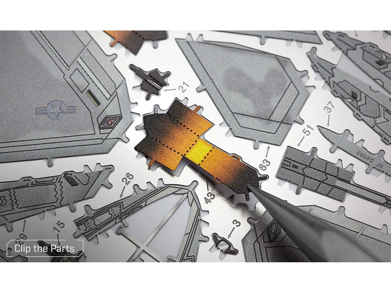 Model Kit Lockheed Martin F-22 Raptor Stealth Aircraft "United States ...