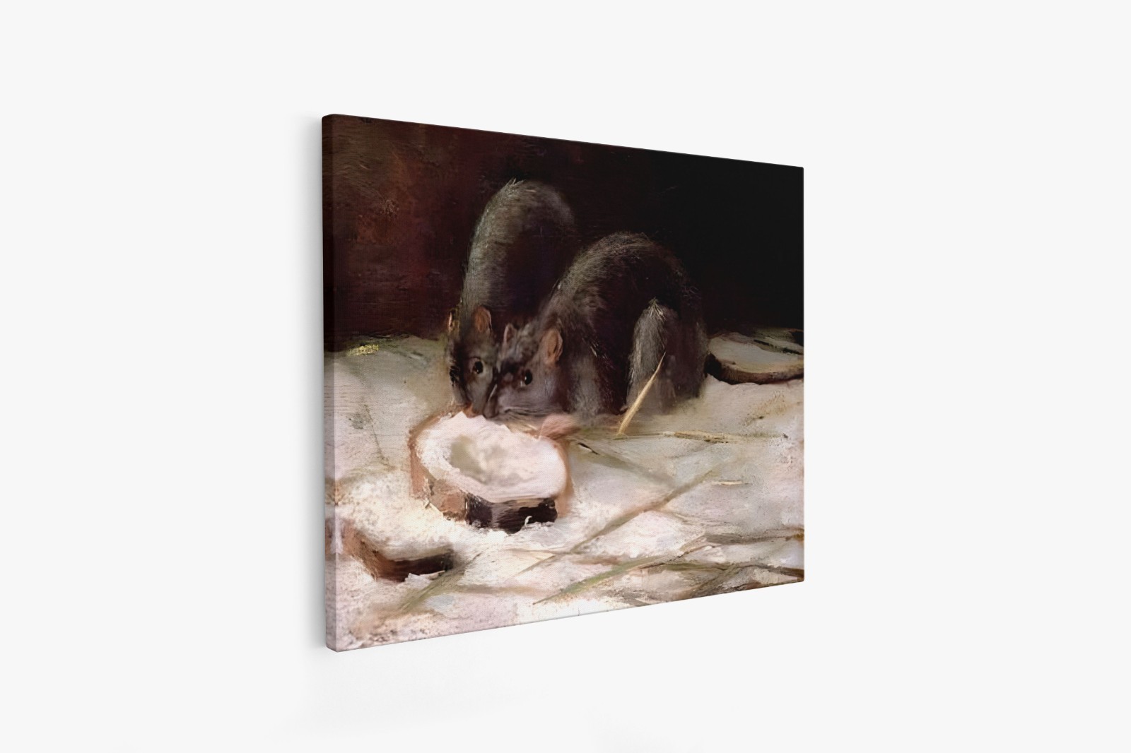 Vincent van Gogh/Two Rats, 1884/Canvas Wall Art Picture Print | eBay