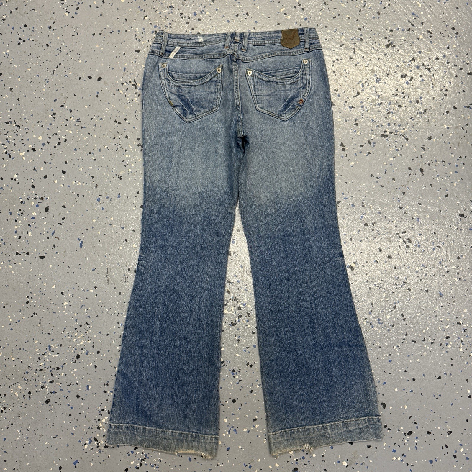 Vintage Y2K Bana Di Women Flare Denim Baggy Wide Leg … - Gem