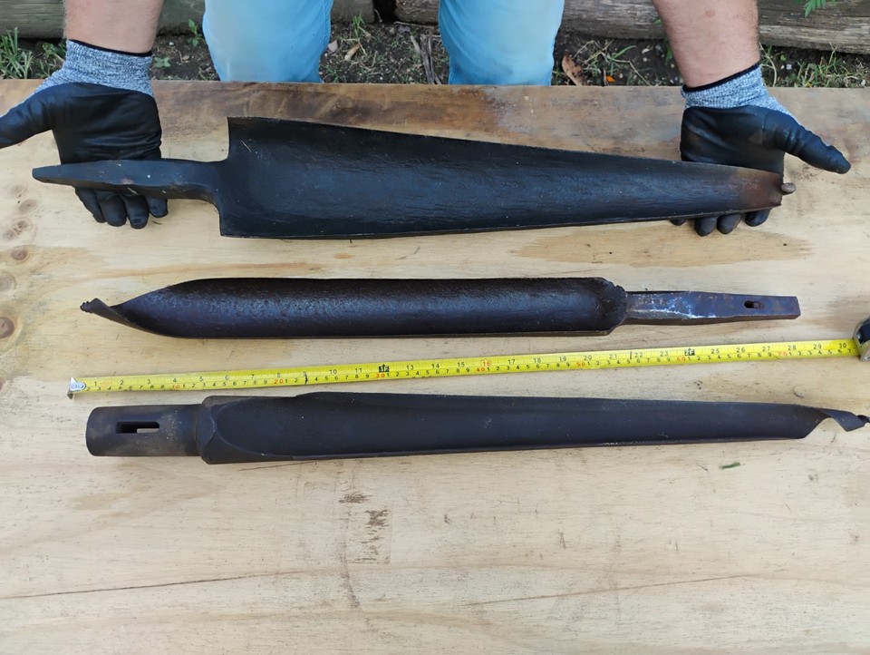 Antique Wheelwright's Hub Bore Reamer Tool Large 28" Hnd Forged Wagon ...