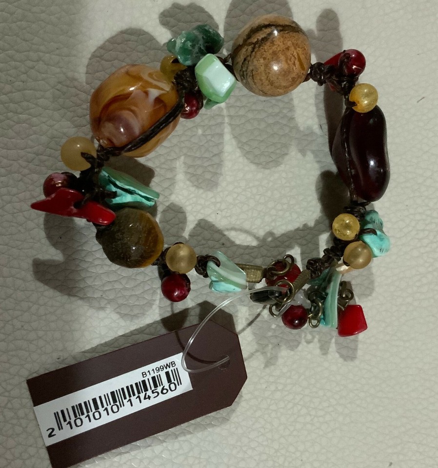 One Button Jewellery Bracelet Code B1199wb | eBay UK