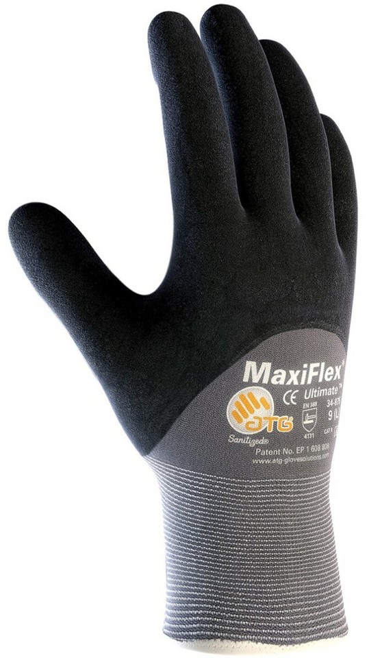 PIP 34-875 MaxiFlex Ultimate Nitrile Micro-Foam Coated Gloves (6 Pairs ...