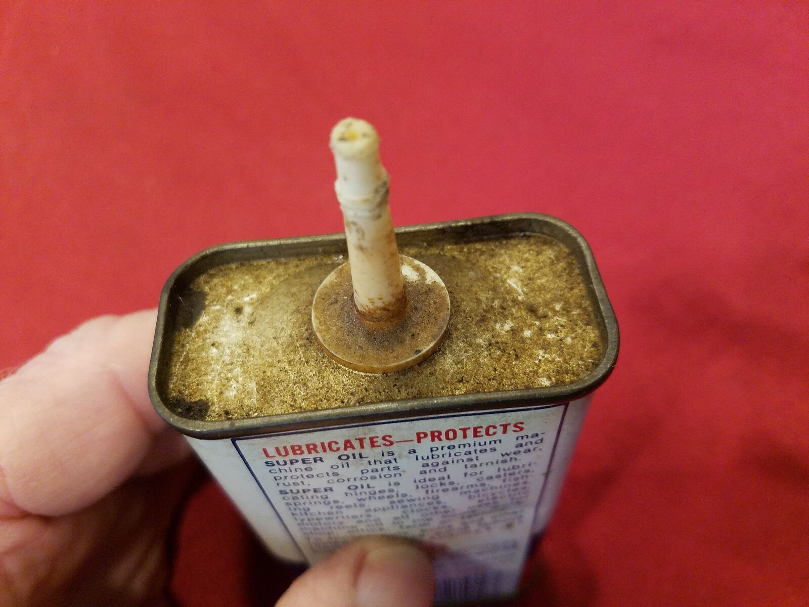 GUNK SUPER OIL SOLDER SEAL LIQUID WRENCH Advertising Can (EMPTY) - ms ...