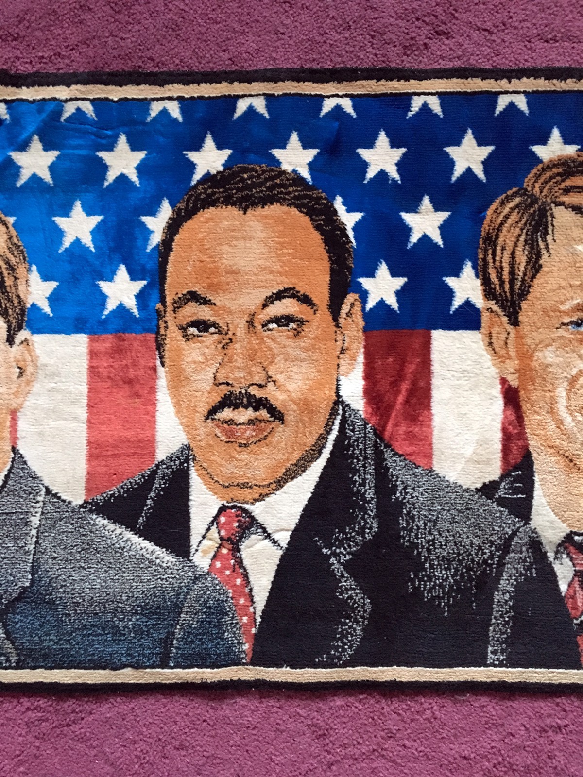 John F. Kennedy Martin Luther King Robert F. Kennedy Tapestry JFK MLK ...
