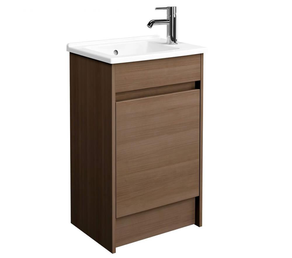 Vitra S50 Floor & Wall Mounted Vanity Bathroom Units Dark Oak-50cm-60cm ...
