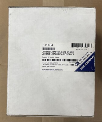 SeaStar Joystick control for Optimus 360 EPS QUAD EJ1404 Warranty