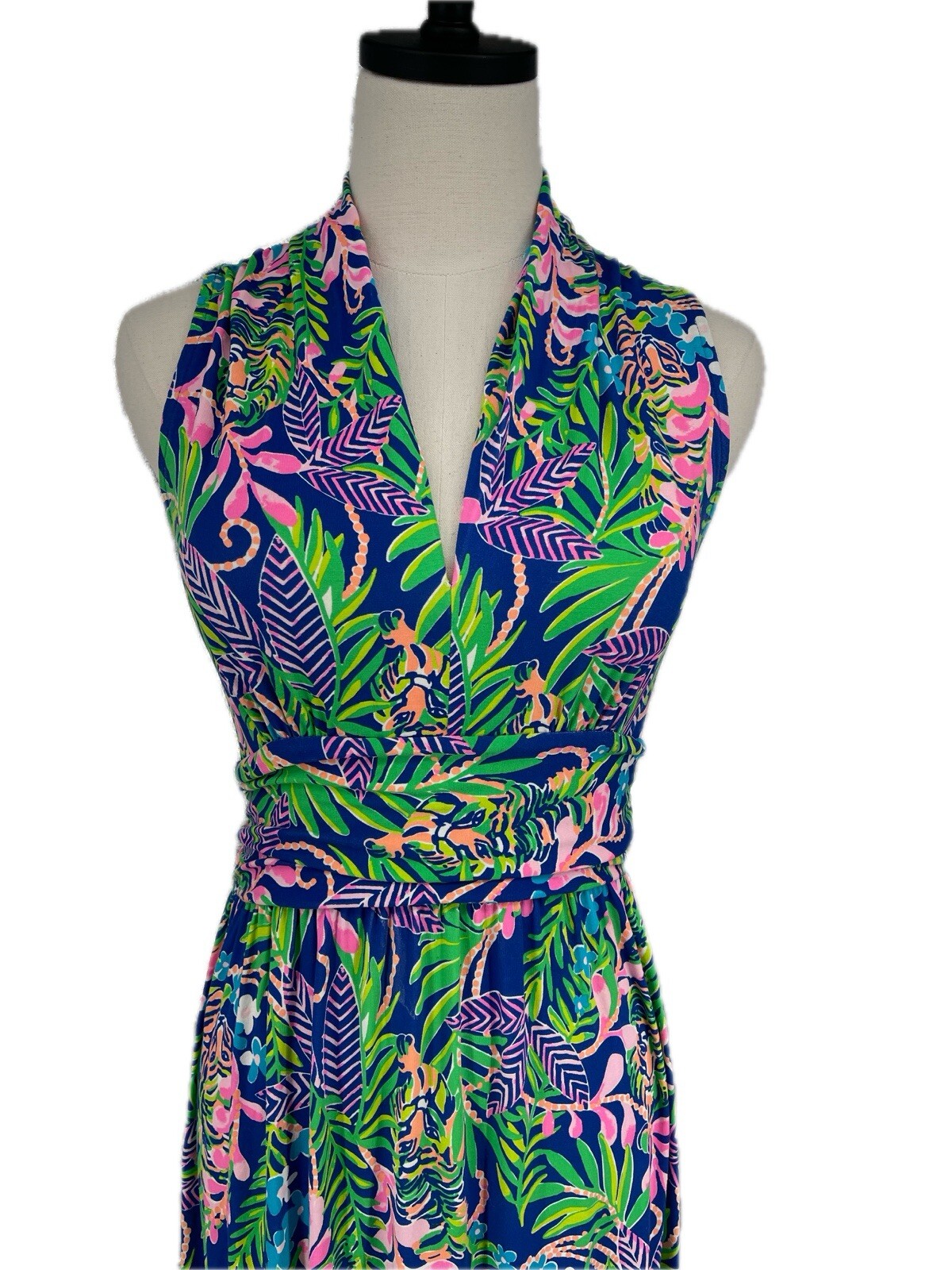 Lilly Pulitzer Pearce Maxi Sleeveless Dress How You Like Me Prowl M | eBay