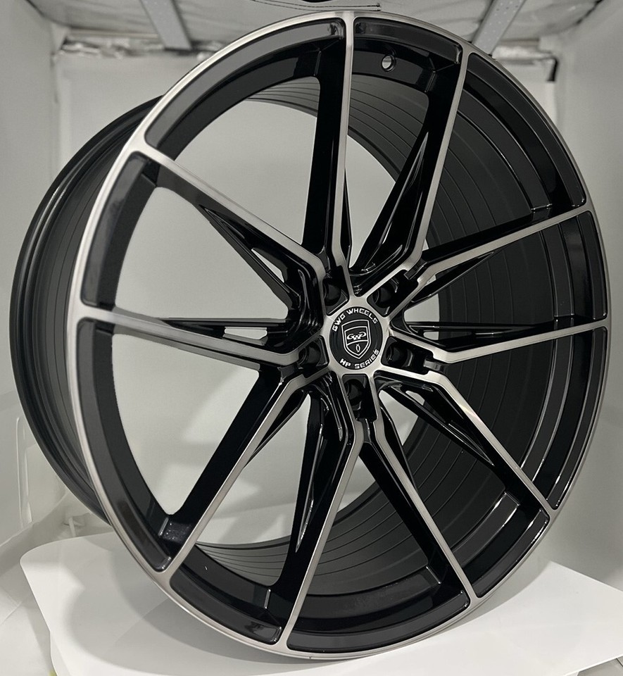 HP1 18 inch Black Rims fits MITSUBISHI EVO 7/8/9 WIDEBODY 2003 - 2007 ...