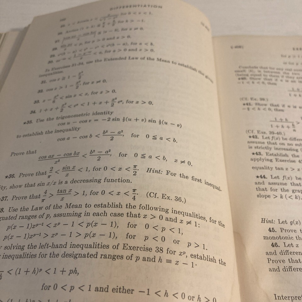 Intermediate Analysis: An Introduction To The Theory Of Functions Of ...