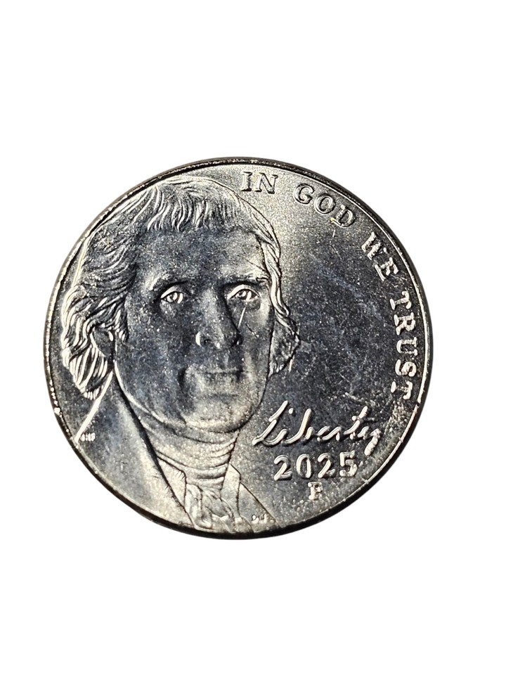 1 Coin 2025 P Jefferson Nickels from BU Uncirculated Roll IN HAND | eBay