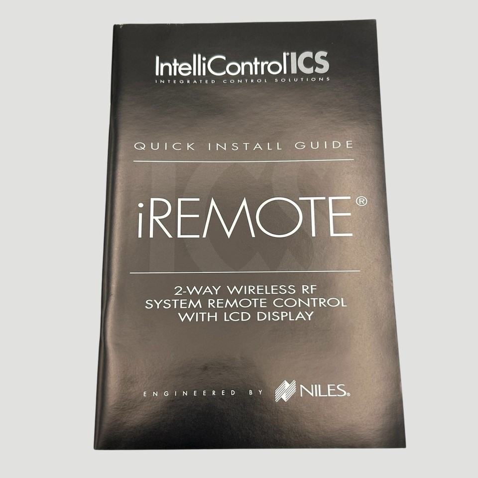 New Niles IntelliControl ICS iRemote 2 Way Wireless RF System LCD ...