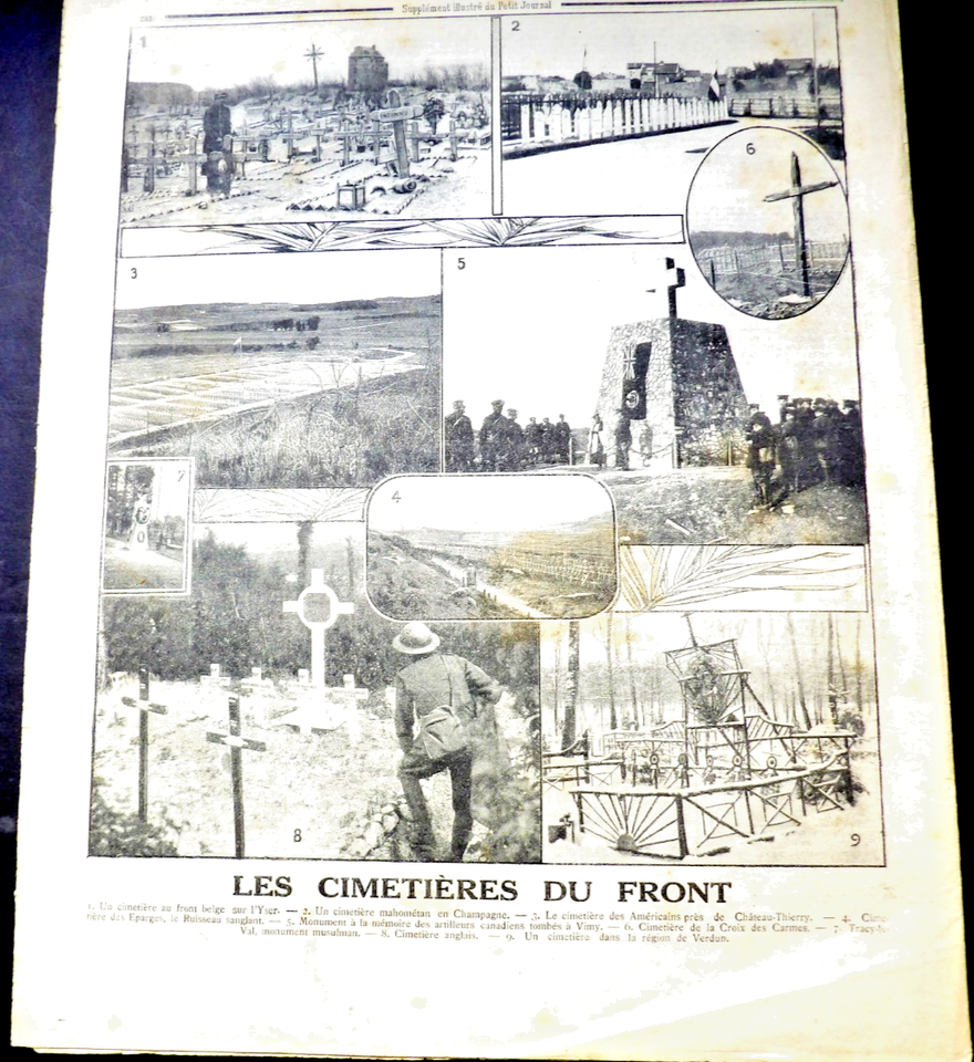 Le Petit Journal Supplement–Sunday, 2 November 1919, No. 1506 French ...