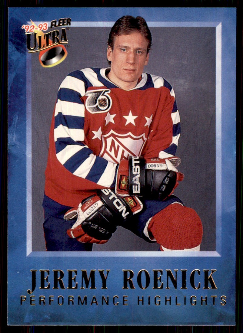 1992-93 Ultra Jeremy Roenick Performance Highlights Jeremy Roenick ...