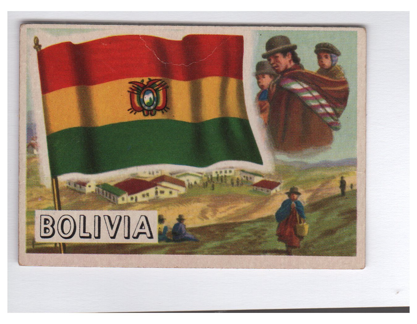 1956 Flags of the World Bolivia Card #10 | eBay