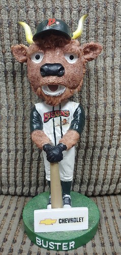 Buffalo Bisons Buster Bison Mascot Bobble BISONS RARE One BUSTER SGA ...