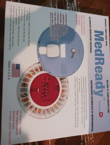 MedReady 1700 Automated Medication Pill Dispenser With Keys, Locking ...