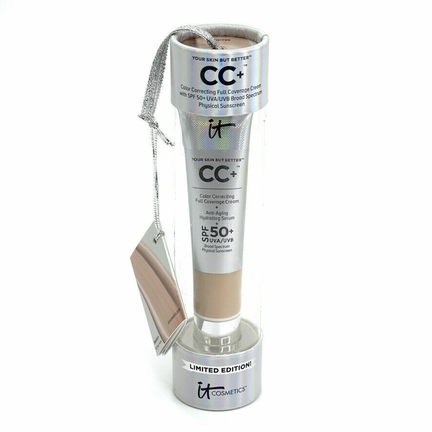 It Cosmetics CC+ Color Correcting F/C/FACE Cream SPF 50+ MEDIUM - 0.406 ...