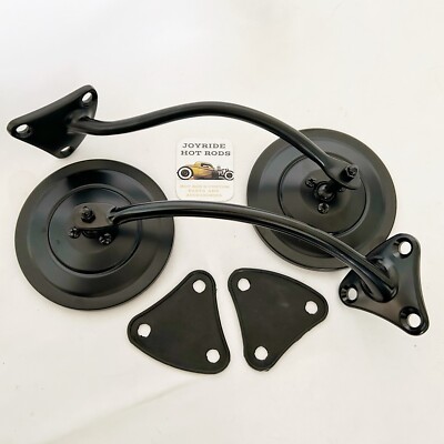 1955-59 Chevy & GMC Truck Exterior Mirrors - Ribbed 5" OD Mirror Heads ...