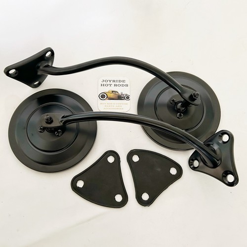 1955-59 Chevy & GMC Truck Exterior Mirrors - Ribbed 5" OD Mirror Heads ...