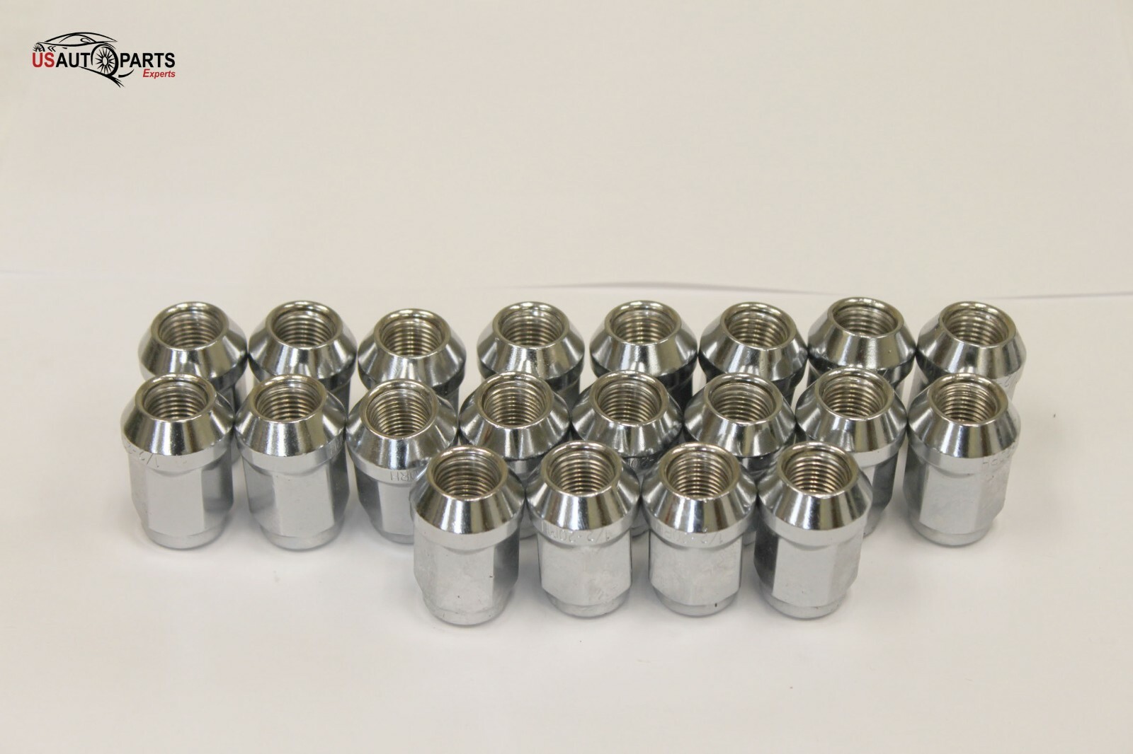 Set of 20, Lug Nuts 1/2" Chrome Mag Wheel Nut .75 Shank 1/2-20RH | eBay