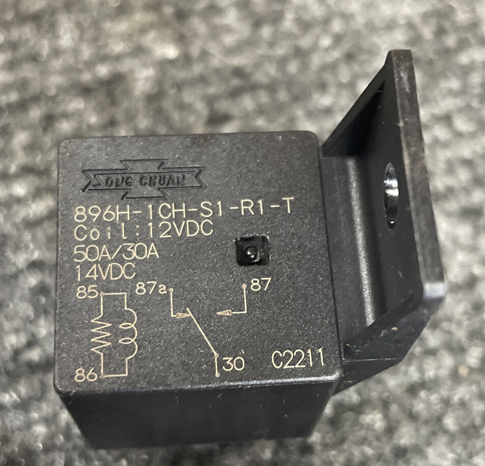 2PCS 896H-1CH-S1-R1-T 12VDC 50A Song Chuan Automotive Relay 5 prong | eBay