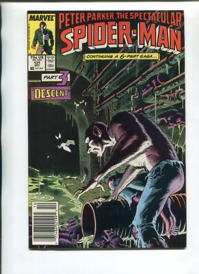 SPECTACULAR SPIDER-MAN 131 F/VF WPGS NEWSSTAND V1 987! KRAVEN'S LAST ...