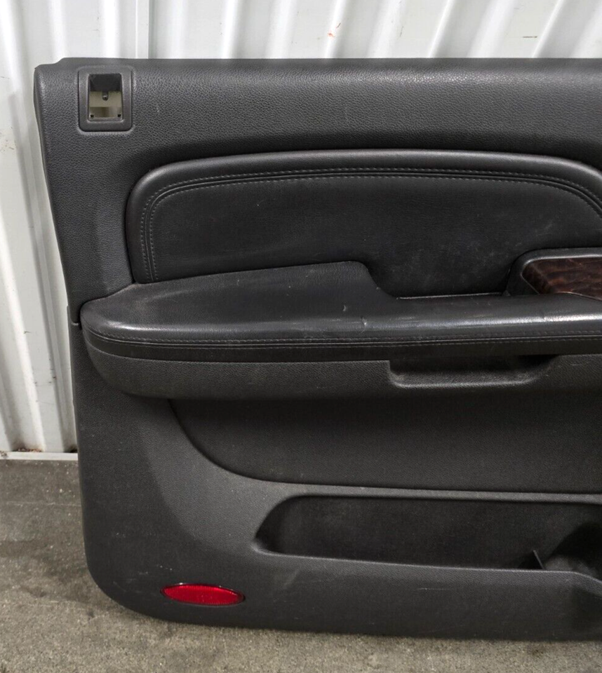 07-09 Chevy Yukon Denali Cadillac Front Door Panel Driver Side Black ...