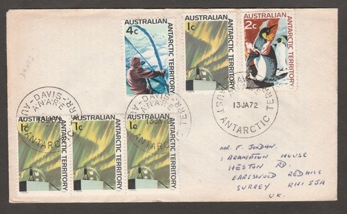 1973 AAT COVER ANARE Davis Base Penguin & Aurora | eBay