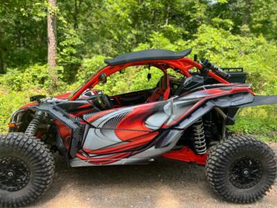 Can am Maverick X3 custom graphics decal wrap kit 24 mil design #3715 ...