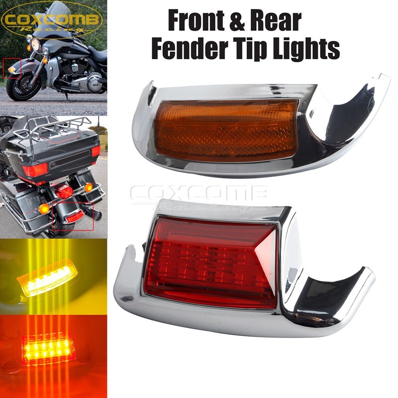 Vintage Harley Front Fender Lights