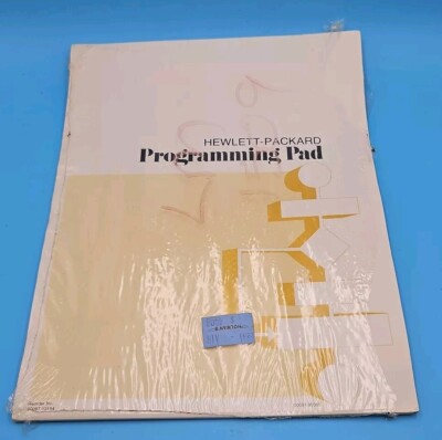 Hewlett Packard Programming Pad for HP-67 / HP-97 Calculators, 14 ...