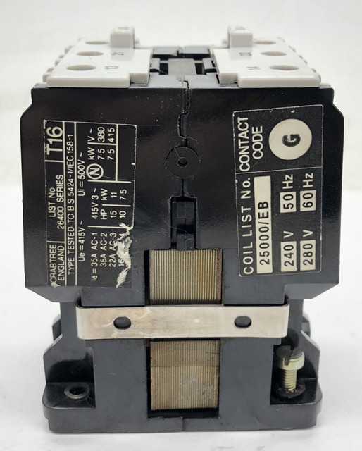 26400 Crabtree T16 Contactor 415v Coil for sale online | eBay