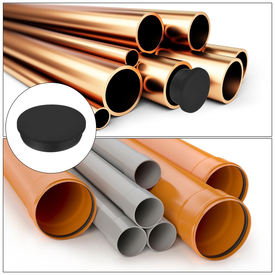 High Temp Silicone Plug Mount T Shaped Solid Rubber Stopper 70mm OD 2 ...