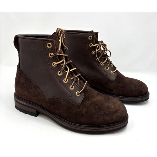 Filson Mens Boots Size 9 Service 2 Brown Leather Roughout Smooth Vibram ...