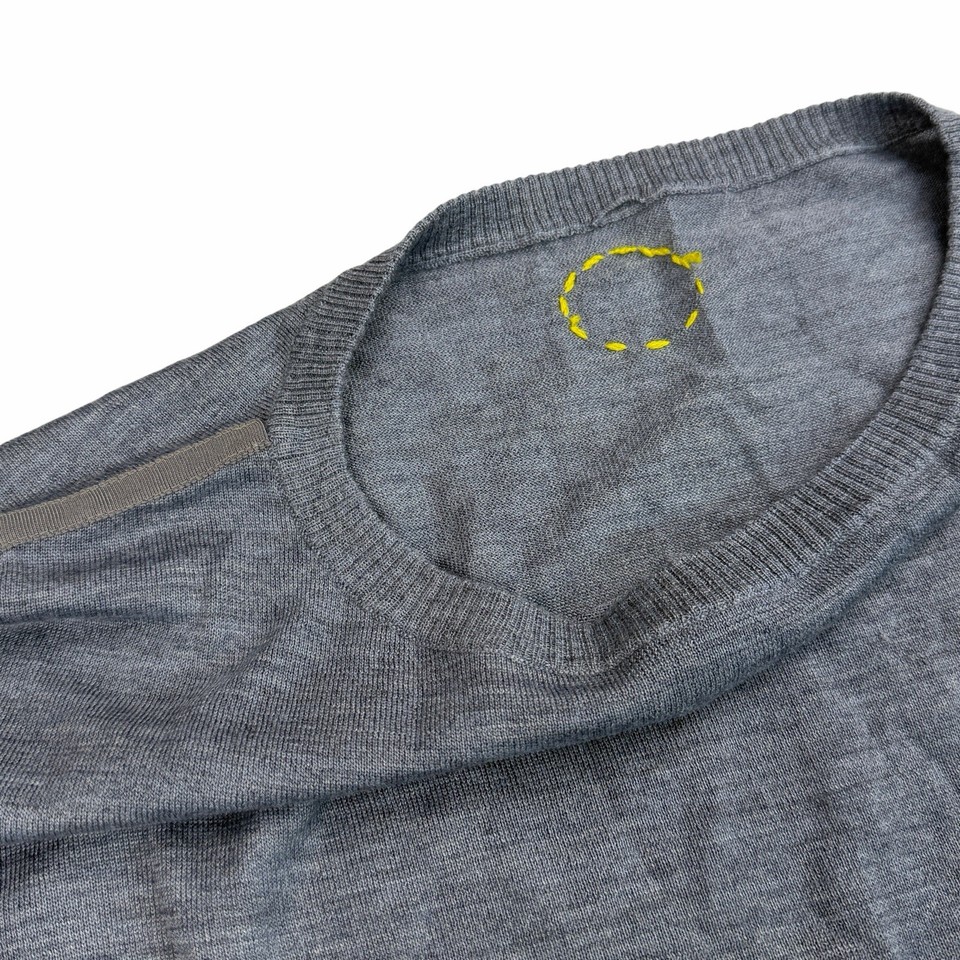 Sphere One by Lucy Downes Blue Cashmere Silk Wool Pullover Sweater Size ...