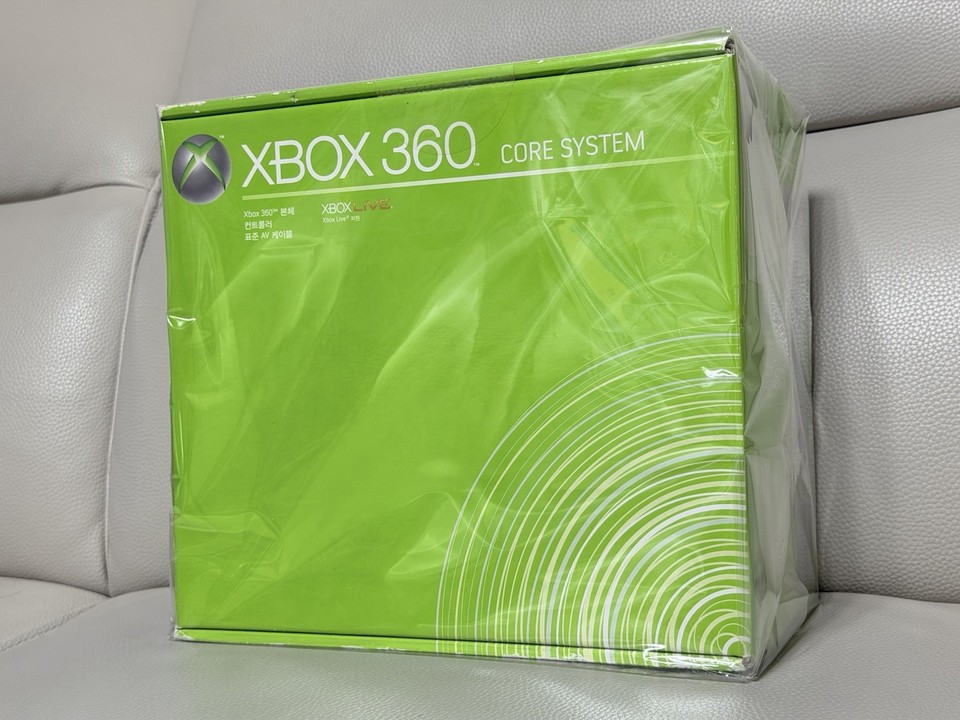 ULTRA RARE SEALED Korean Xbox 360 White Console Core System Korean ...