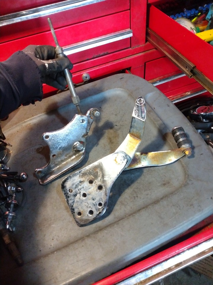 Harley Davidson Forward mid Controls Shovelhead FX FXE Chopper Shifter ...