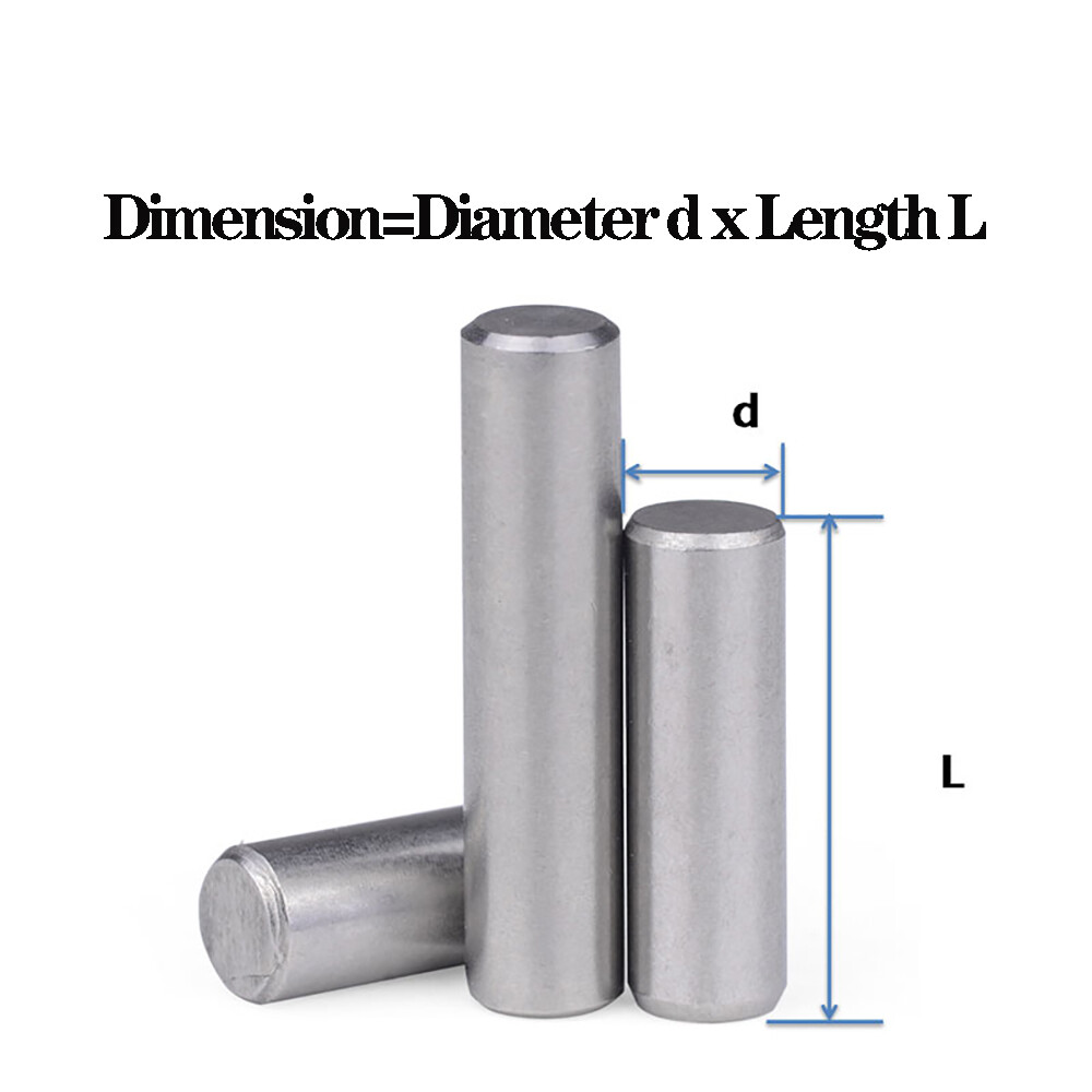 M6 (6mm) Metric Hardened & Ground Steel Dowel Pins 6mm-80mm Long High ...