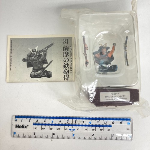 Historical Figure Museum Mini figure Samurai #31 Teppo-Samurai F-toys ...