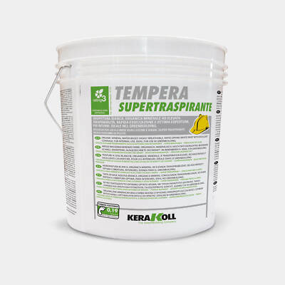 TEMPERA SUPERTRASPIRANTE BIANCA PITTURA ANTIALGA "KERAKOLL" LT. 14 | eBay
